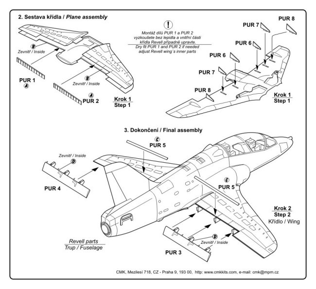 CMK 1/32 BAe Hawk T.1a Landing flaps